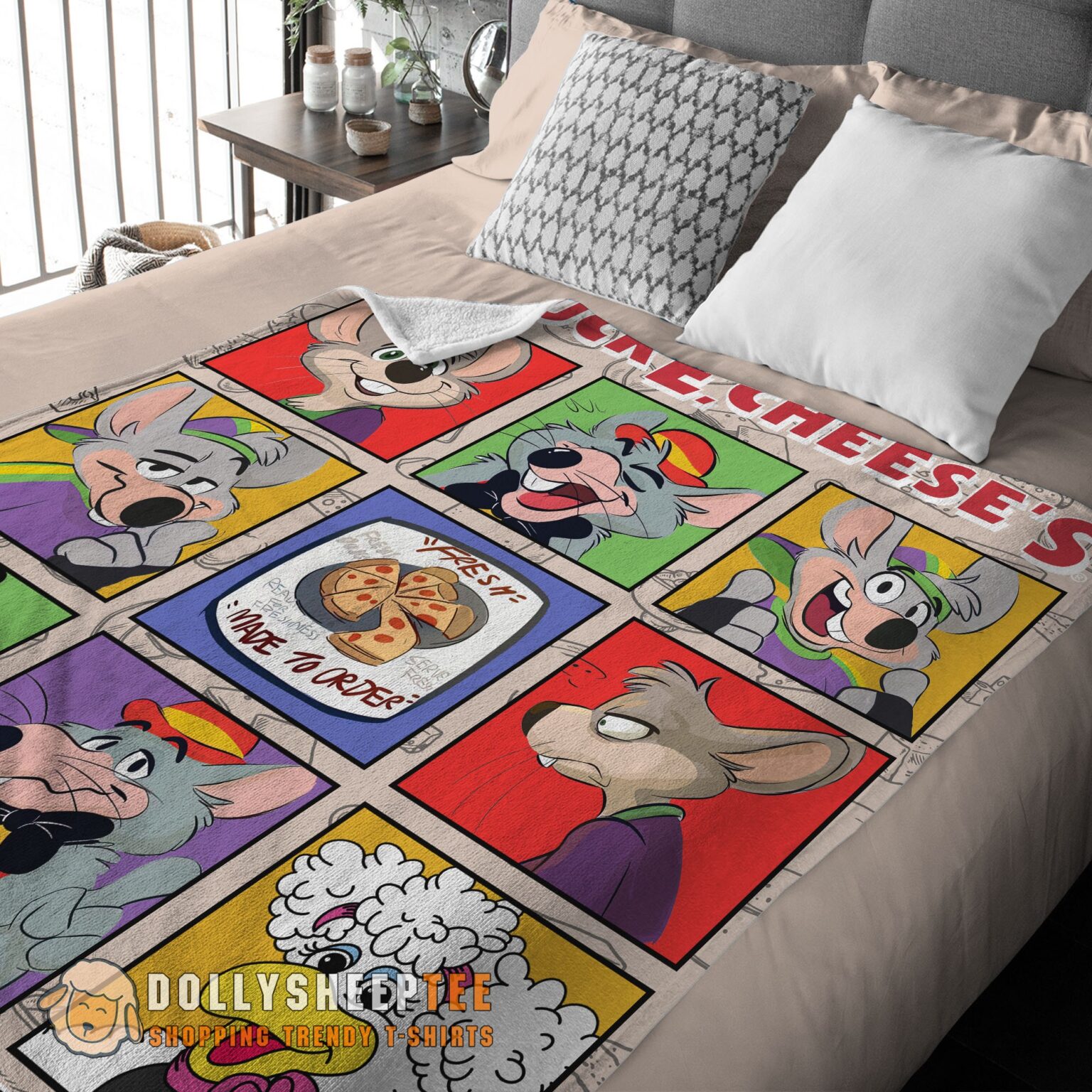 Chuck E. Cheese’s Where A Kid Can Be A Kid Blanket Fleece - StoreTee