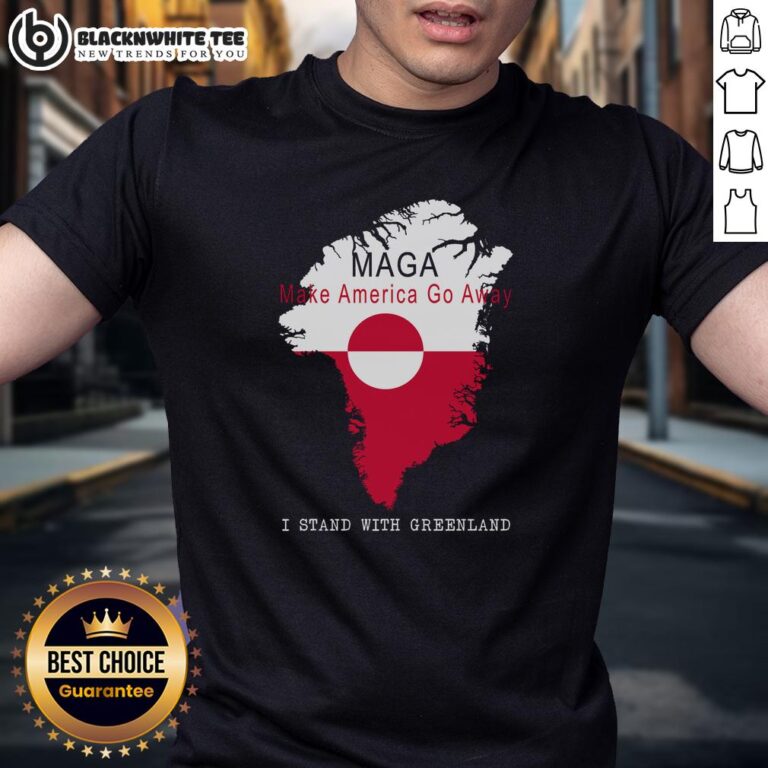 Nice Maga Make America Go Away Greenland Map T-Shirt - StoreTee