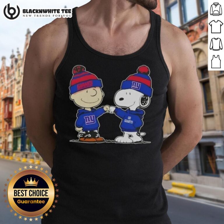 Nice Peanuts Charlie Brown Fist Bump Snoopy X New York Giants Football ...