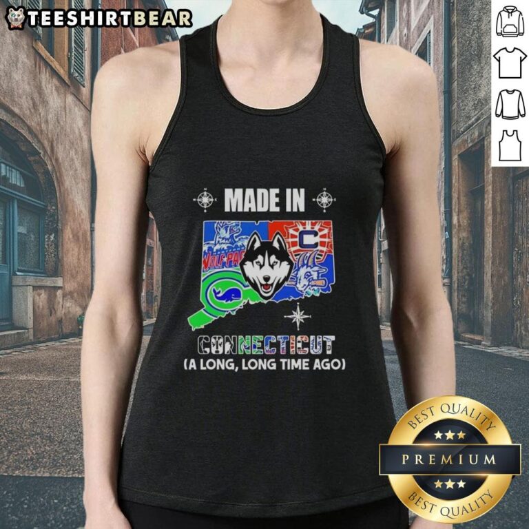 Official Made In Connecticut A Long Long Time Ago State Mashup Logo ...