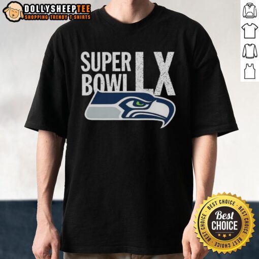 Official Seattle Seahawks NFC Championship 2026 Super Bowl LX T-Shirt ...