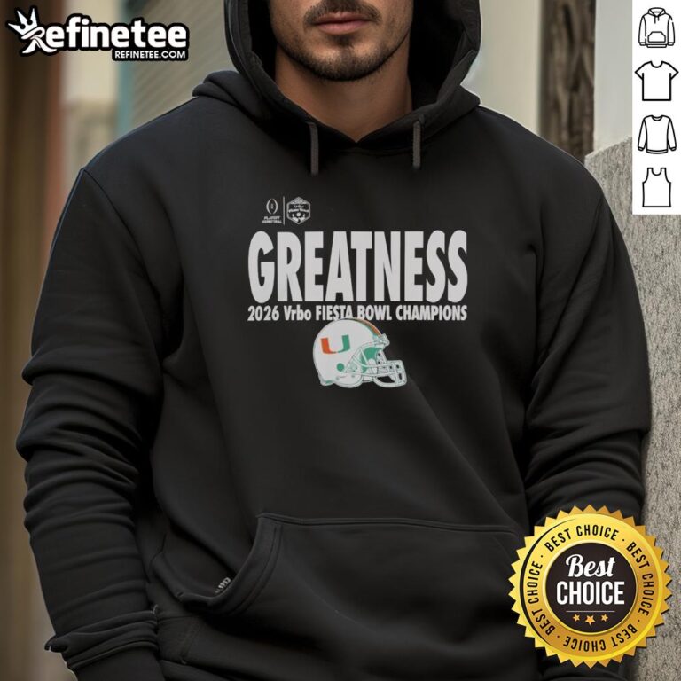 Original Greatness Miami Hurricanes College Football Playoff 2026 ...