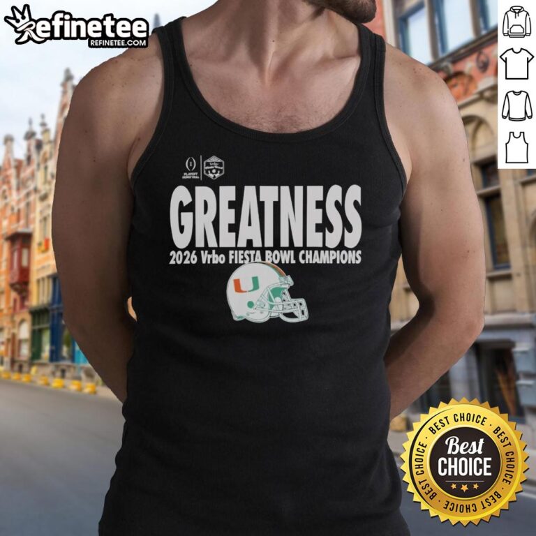 Original Greatness Miami Hurricanes College Football Playoff 2026 ...