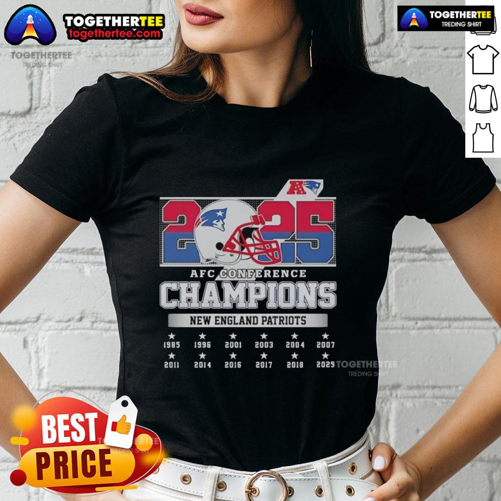 Awesome New England Patriots At AFC Conference Champions 2025 Helmet T ...