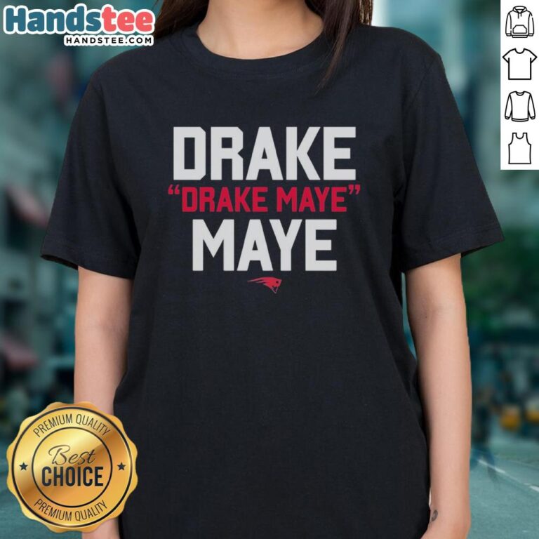Nice Drake Maye MVP New England Patriots Small Logo T-Shirt - StoreTee