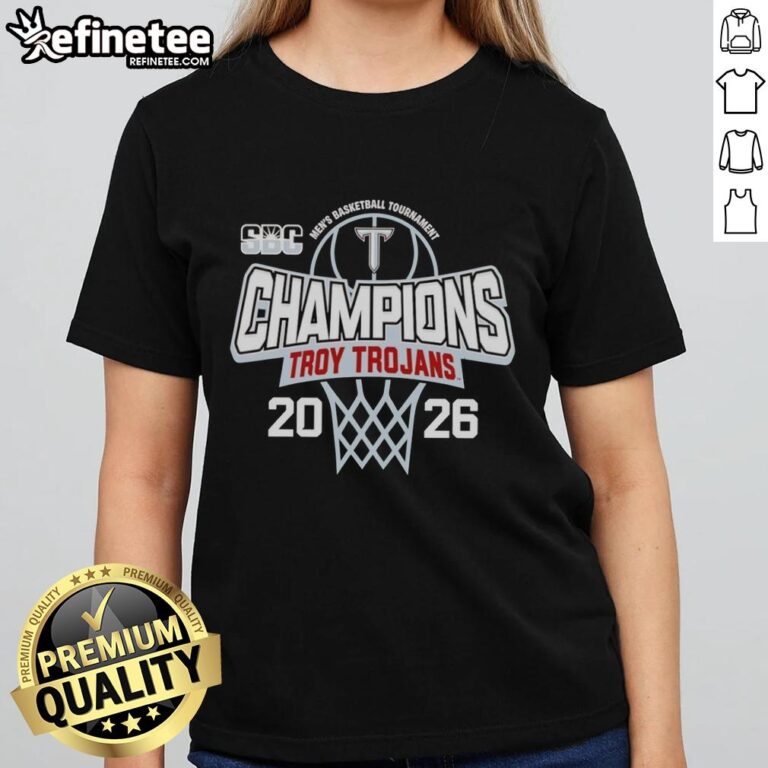 Official Troy Trojans Men’s Basketball Tournament Champions 2026 T ...